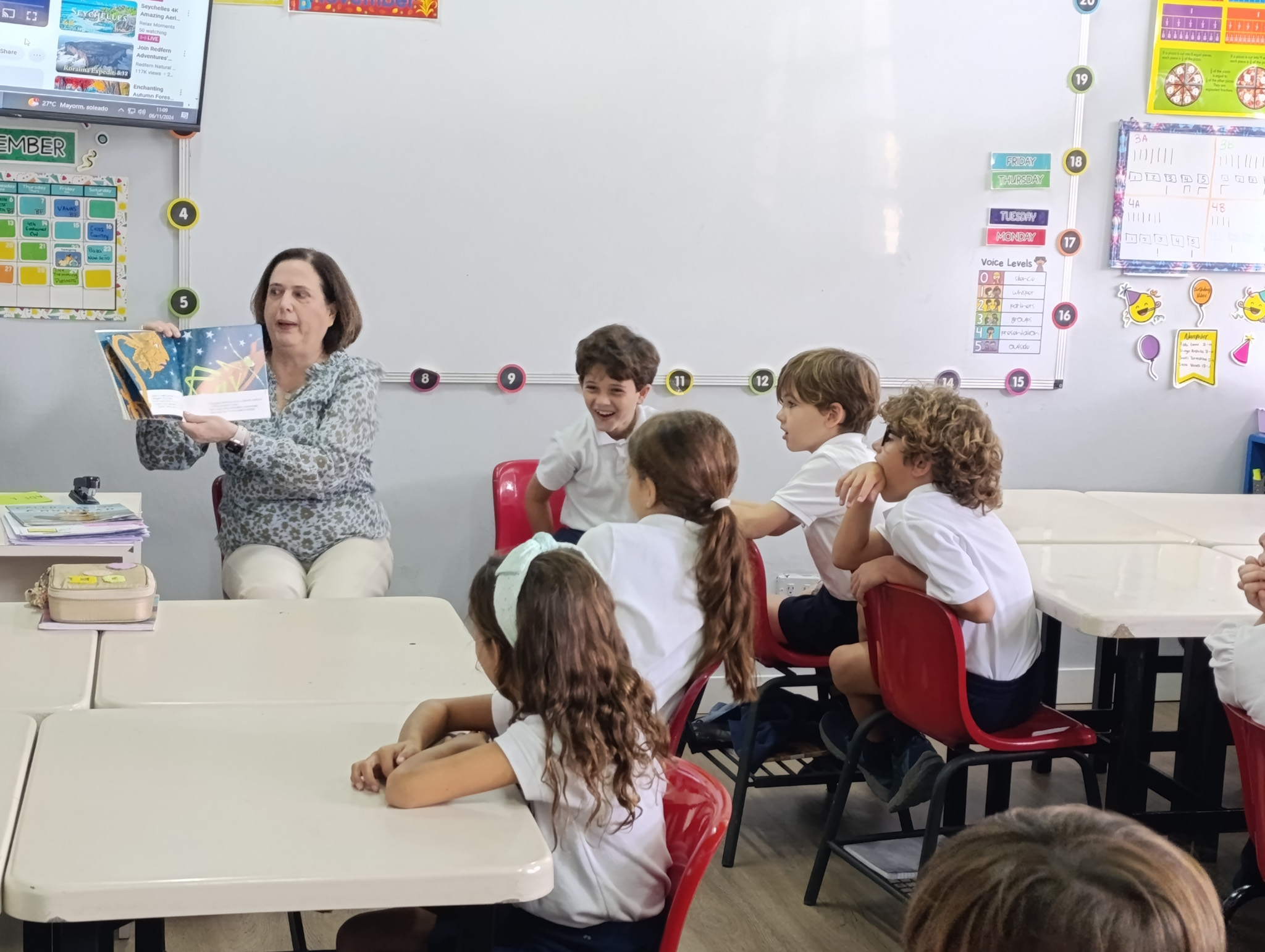 Grandparents read to Lower Elementary 2024-2025